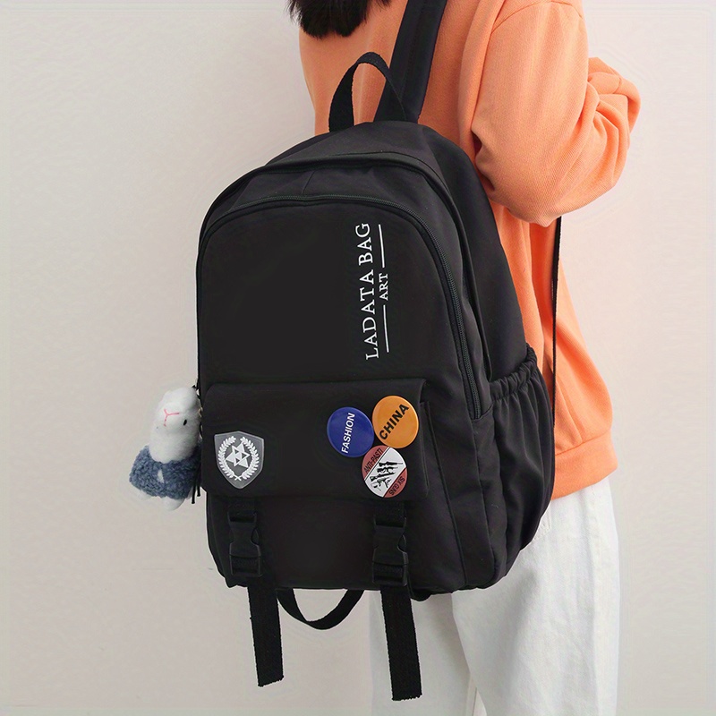 Cute Student Backpack Middle School Student Simple Casual - Temu New ...