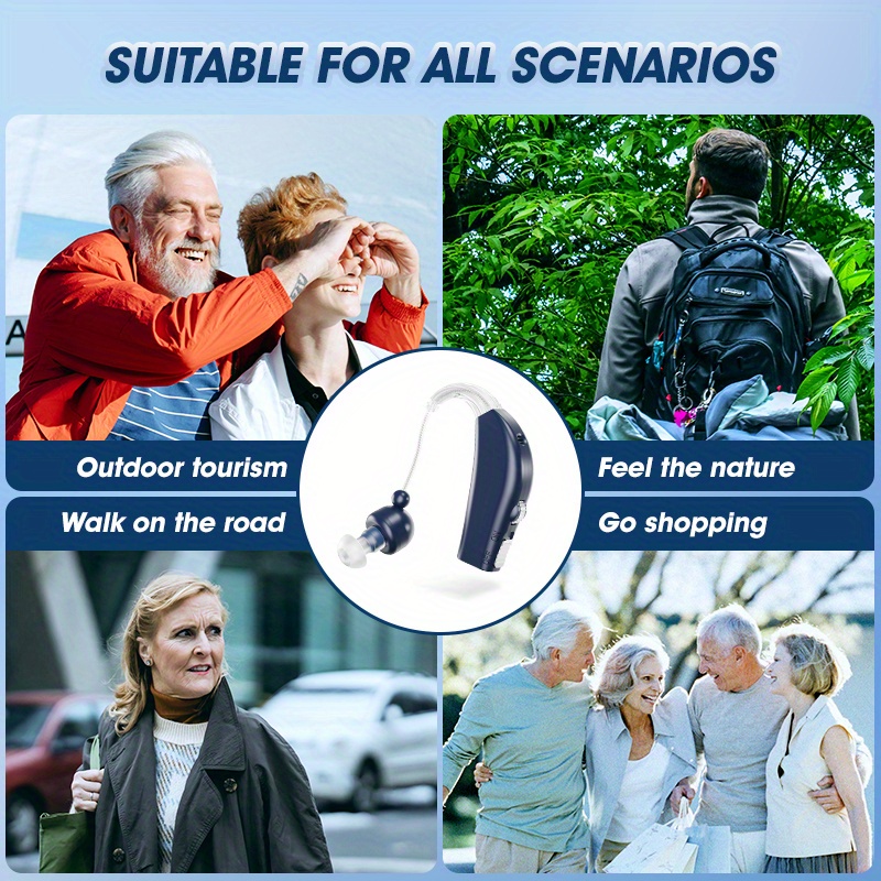 Hearing Aids Amplifier Seniors Rechargeable Charging Base - Temu