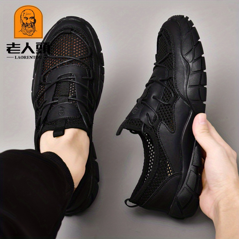 Laorentou Mens Breathable Mesh Sneakers Wear Resistant Non Slip Outdoor ...