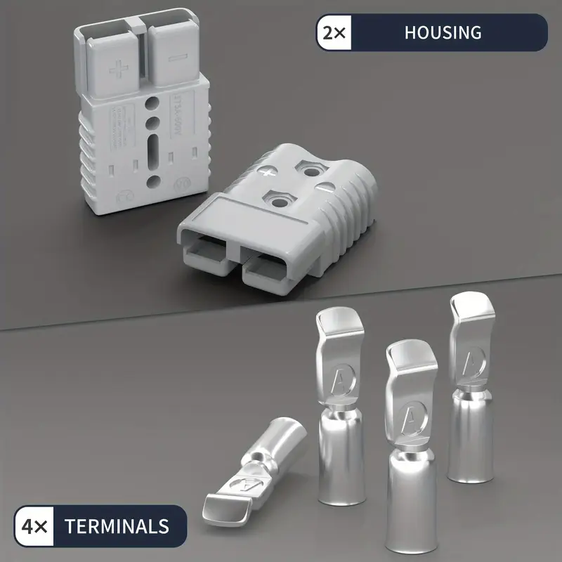50a Battery Quick Connectdisconnect Plug Kit Perfect Winch Temu