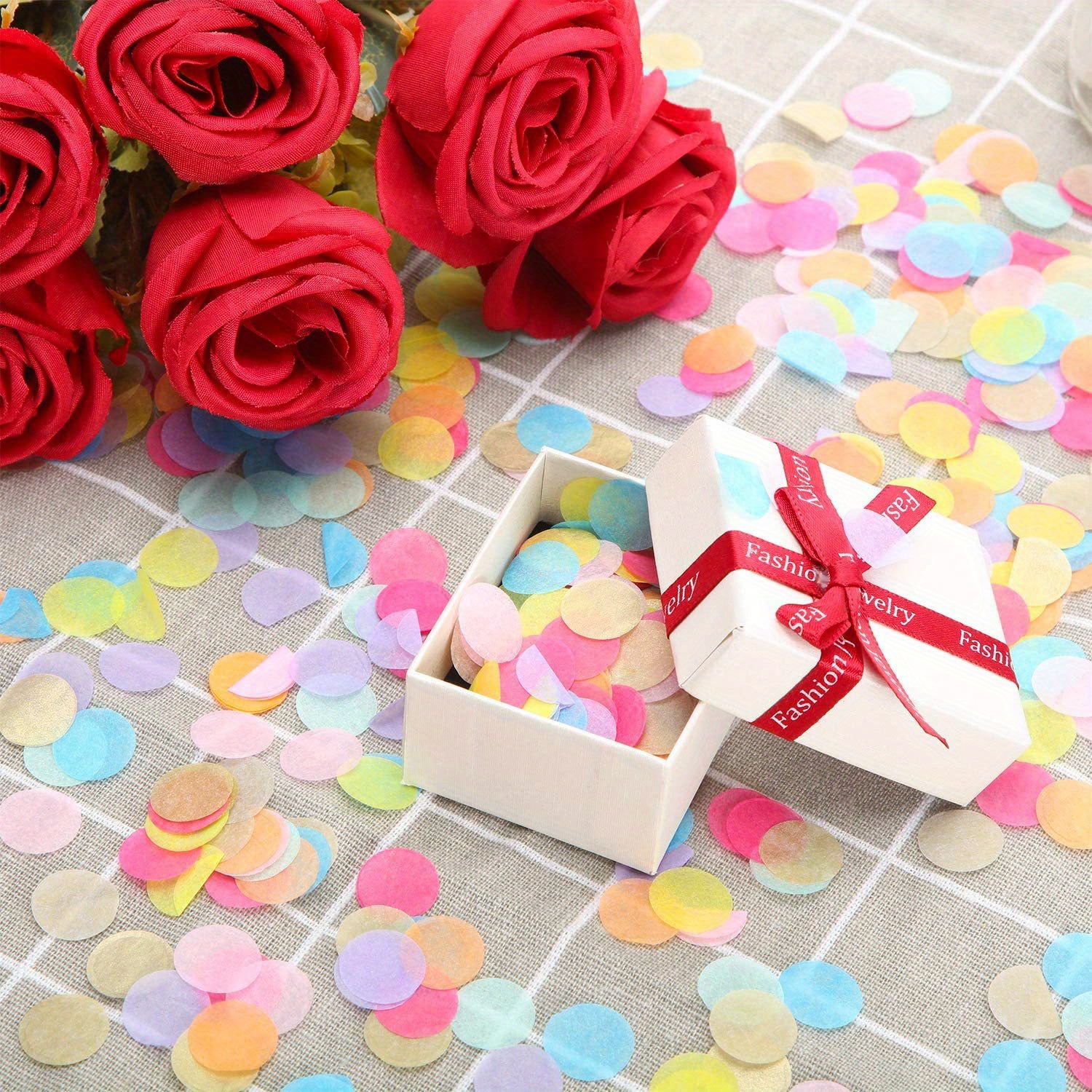 Round Confetti Party Lovely - Temu Australia