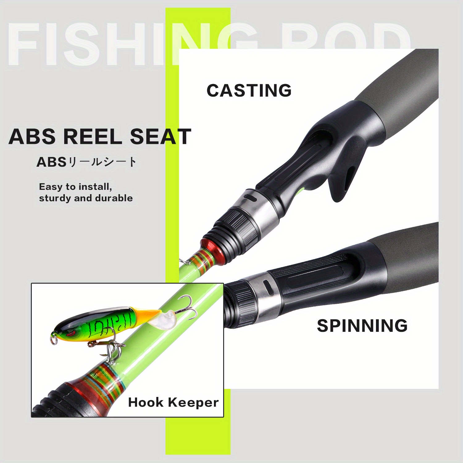 Sougayilang Ultra Light 2 Sections Fishing Rod: Carbon Fiber - Temu