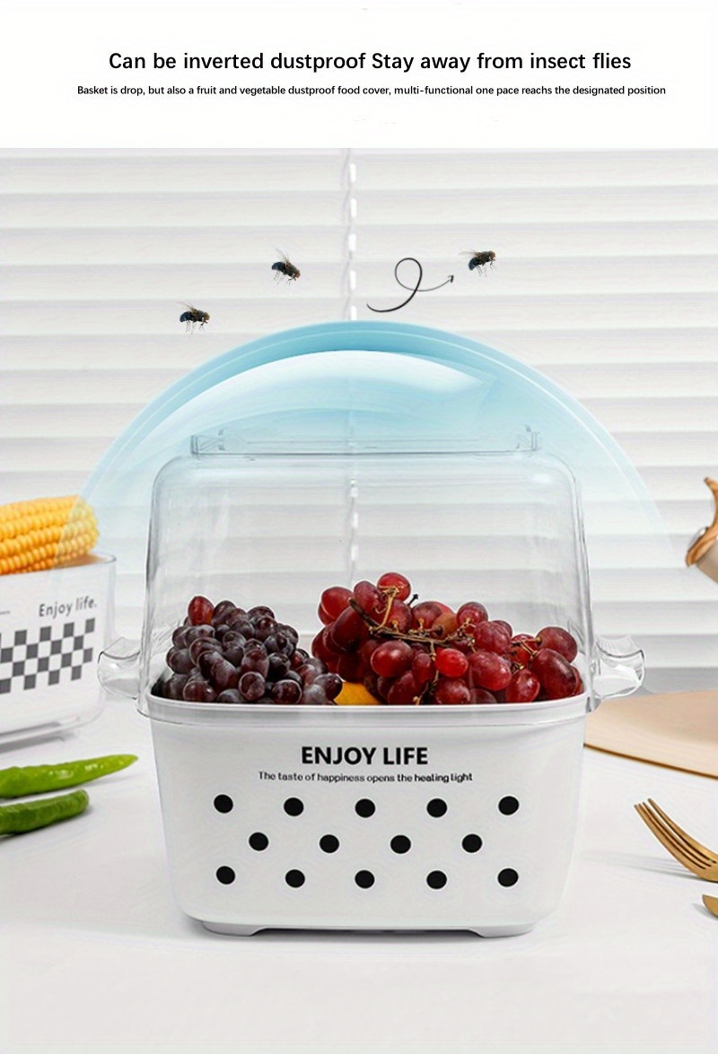 Drain Basket Thickened Washing Basin Fruit - Temu Australia