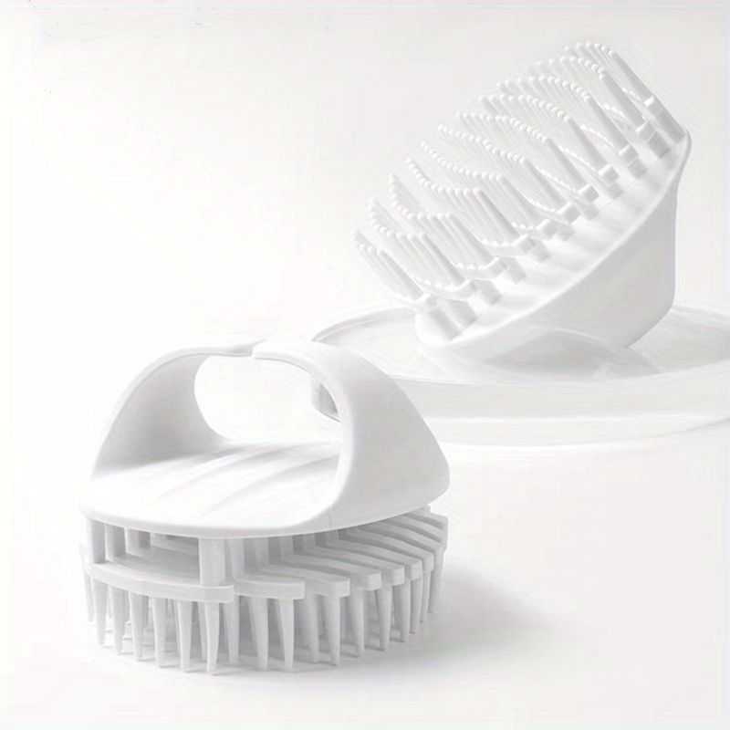 1pc Silicone Hair Scalp Massager Shampoo Brush Scalp Scrubber Cleansing Brush Head Scrubber