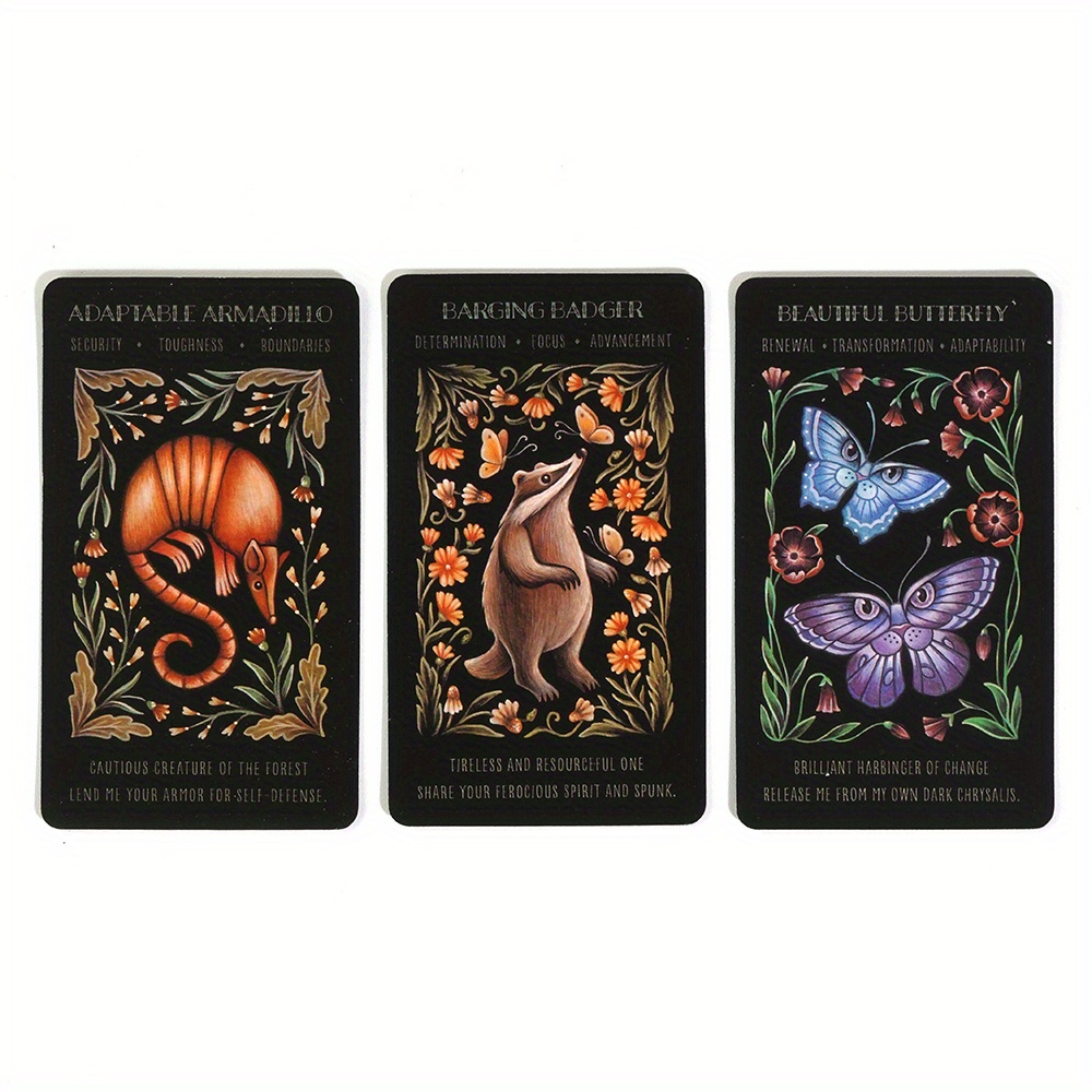 Wild Whiskers Oracle Deck Spirit Animal Oracle Cards Fate - Temu Sweden