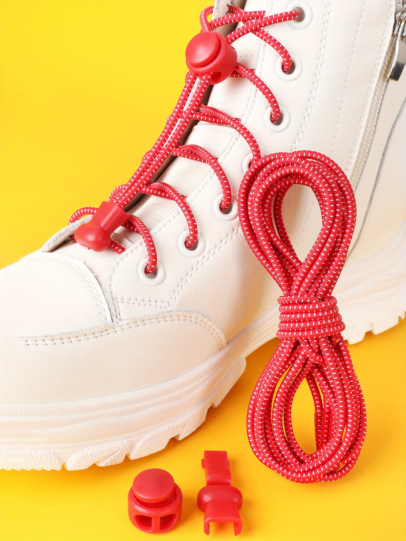 Shoelaces Rope Fixer Lazy Free Binding Elastic Elastic - Temu