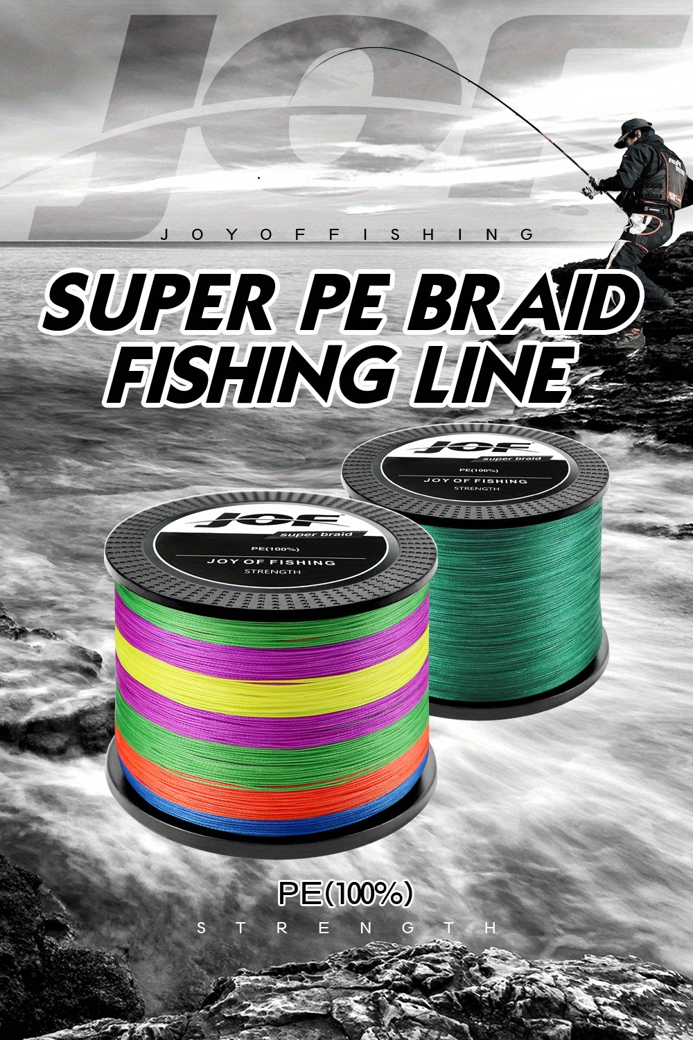 Super Strong Braided Fishing Line 4 Strands Abrasion - Temu New Zealand