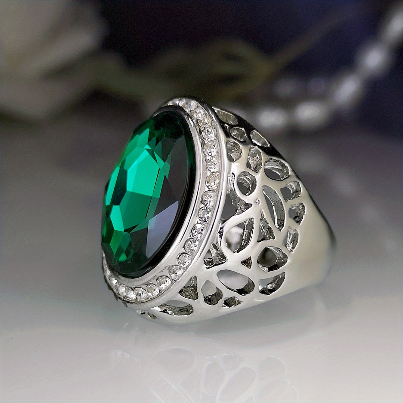 Zamurd Stone Rings