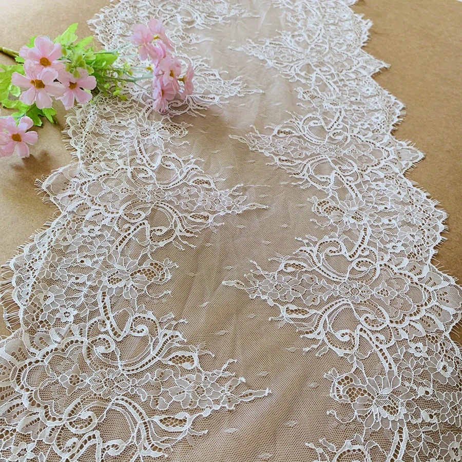 long wide lace trim lace applique sewing crafts - Temu United Kingdom