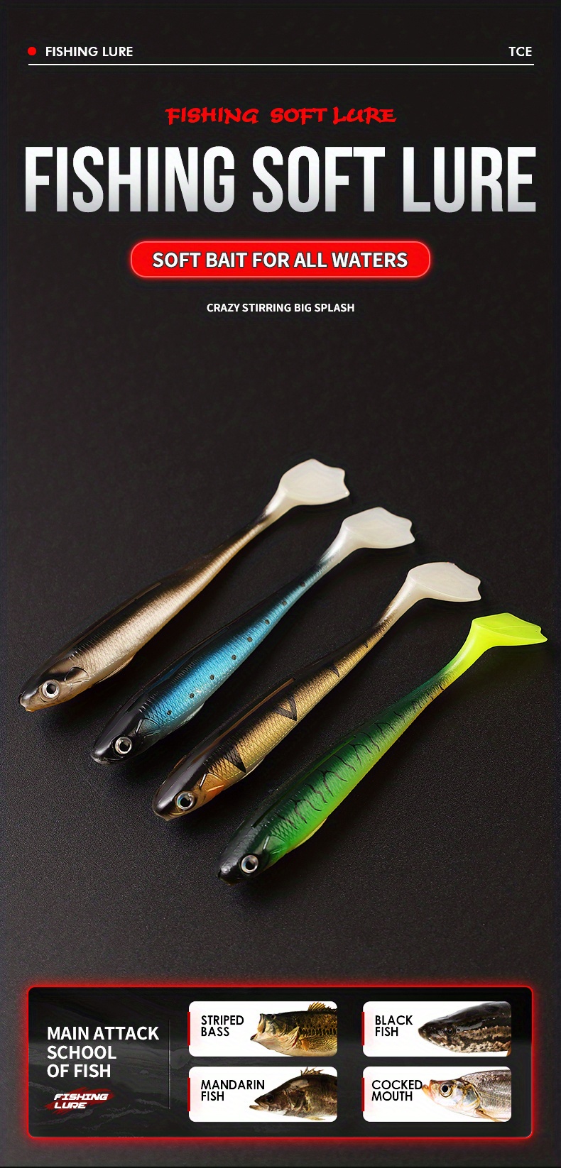 Paddle Tail Swimbaits Soft Fishing Lures Bionic Baits - Temu Netherlands