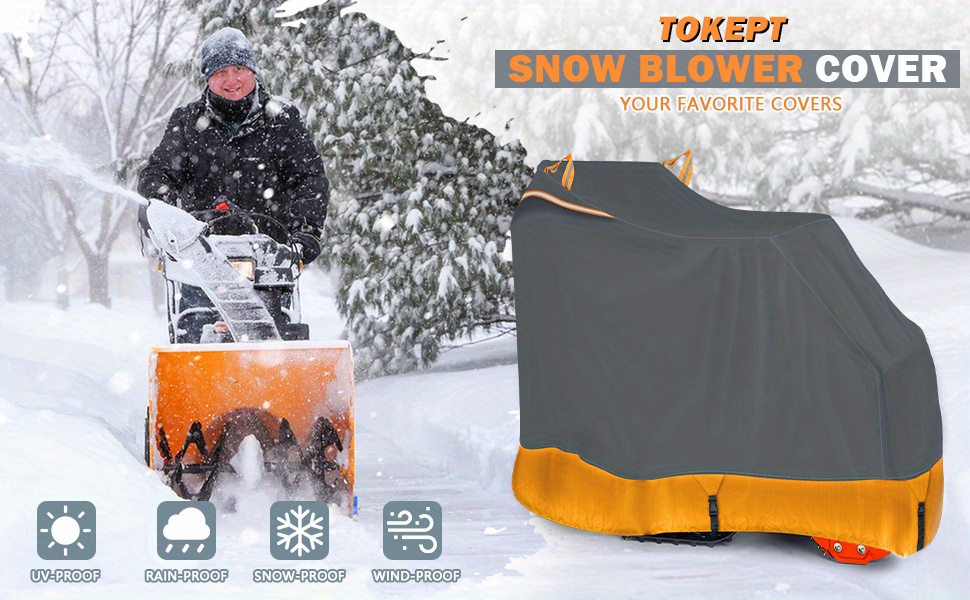 Snow Blower Cover Heavy Duty 600d Oxford Fabric - Temu Australia