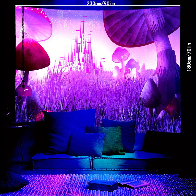 1pc Fluoreszierender Wandteppich Landschaft Schöne - Temu Switzerland