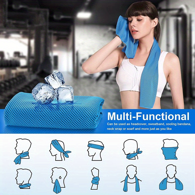 Cooling Towel Ice Towel Soft Breathable Cooling Towel - Temu Australia