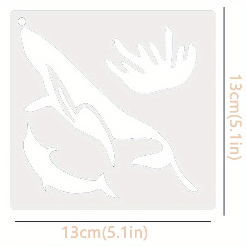 Sea Stencils Reusable Sea Animal Stencil - Temu