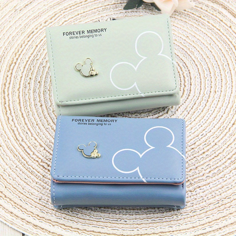 Cute Cartoon Print Trifold Wallet Minimalist Credit Card - Temu Canada