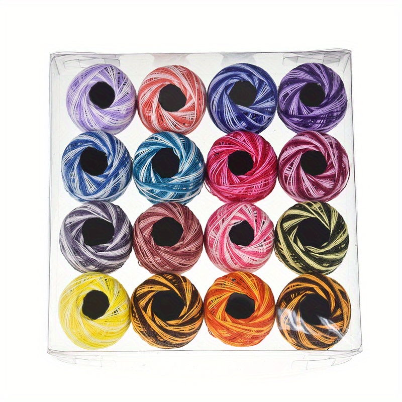 Yarn 16 Colors Solid Color/mixed Color Diy Knitting - Temu Canada
