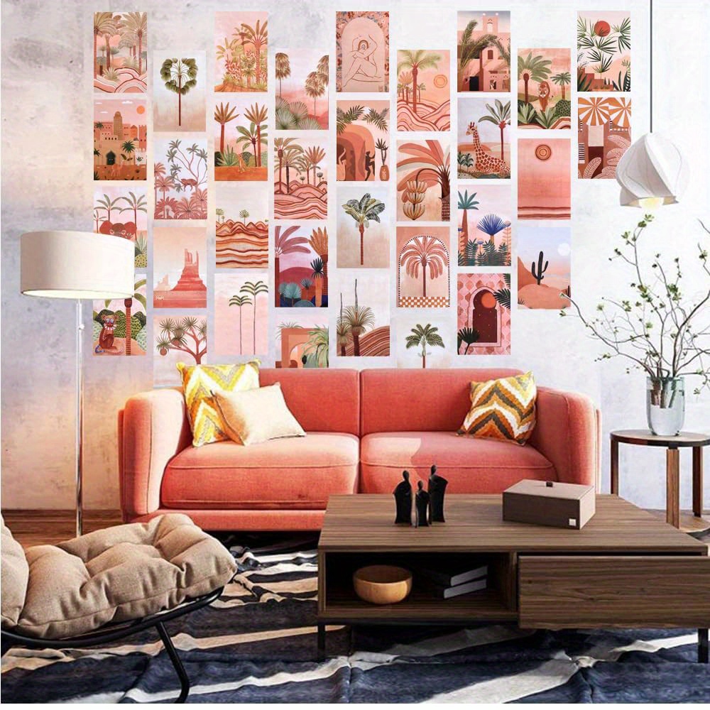 Desert Peach Aesthetic Wall Collage Kit Cute Bedroom Posters - Temu United Kingdom