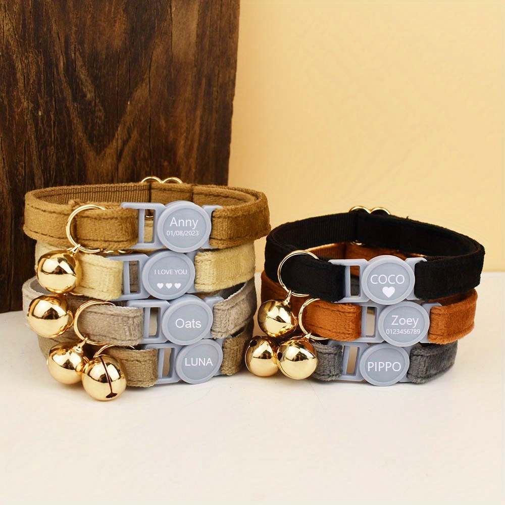 Custom Cat Collar Soft Comfortable Cat Collar - Temu New Zealand