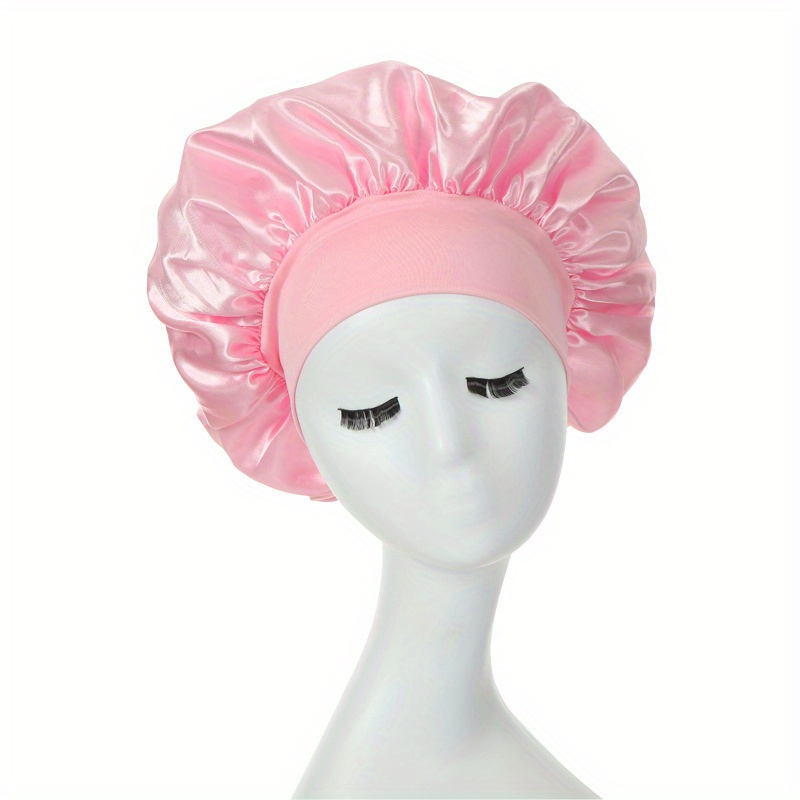 Solid Color Satin Bonnets Sleeping - Temu New Zealand