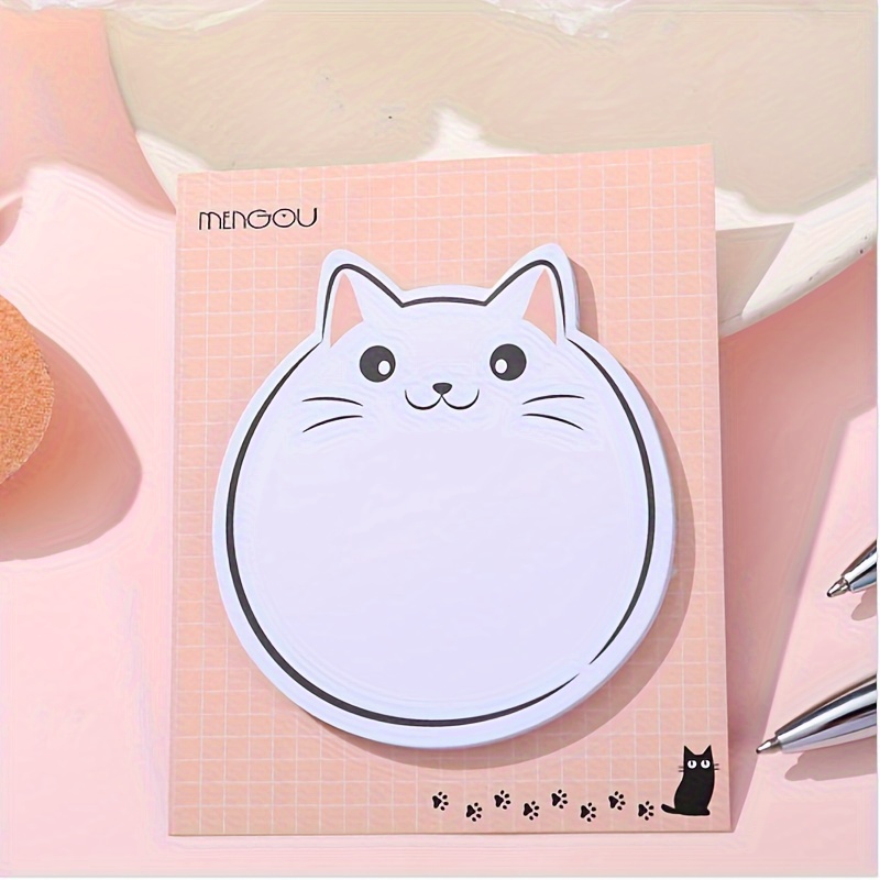 Cartoon Cute Cat Series N Times Stickers Message Note Paper - Temu ...