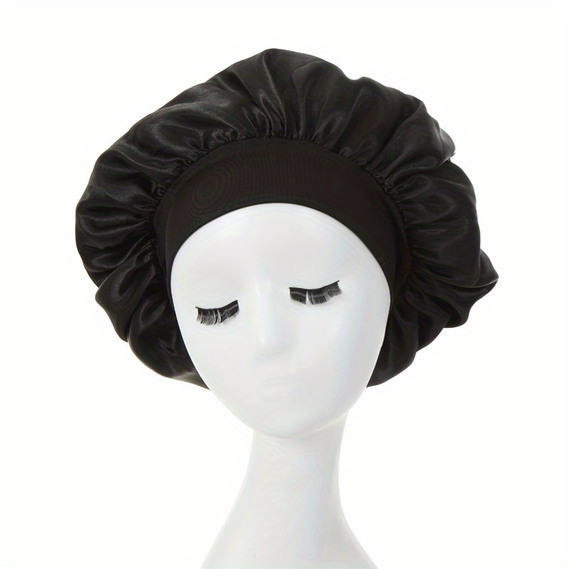 Solid Color Satin Bonnets Sleeping - Temu New Zealand