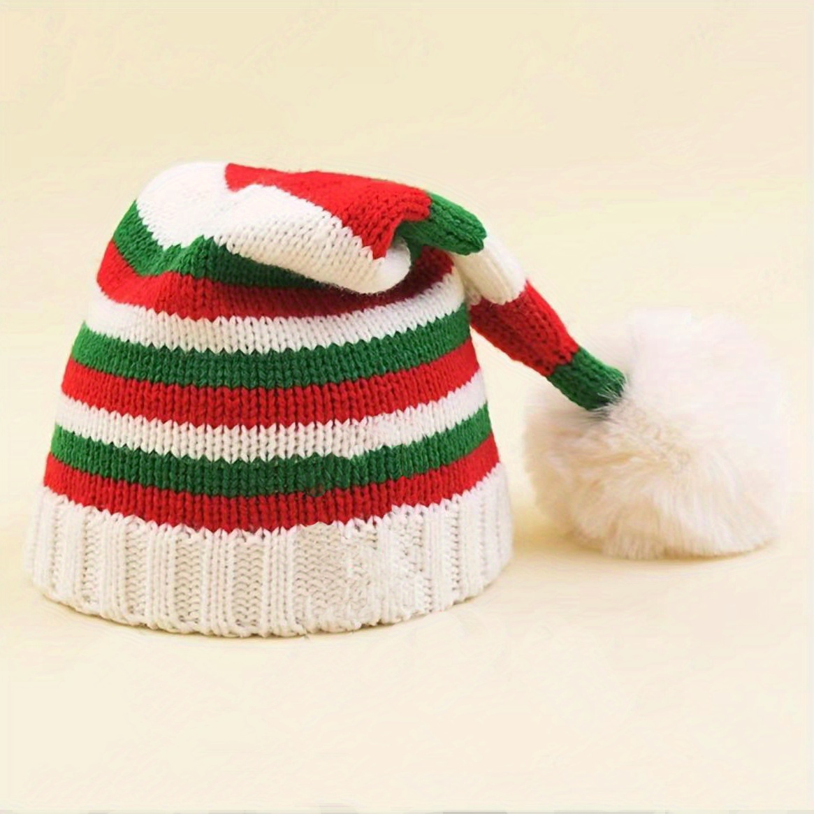 1 St Kinderstijl Hoed Y2K Wind Kerst Bal Gebreide Muts - Temu Netherlands