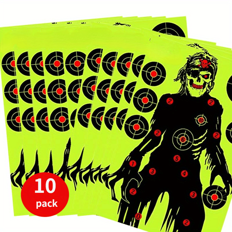 Bullsgetin Shooting Targets Skeleton Target Paper Burst - Temu