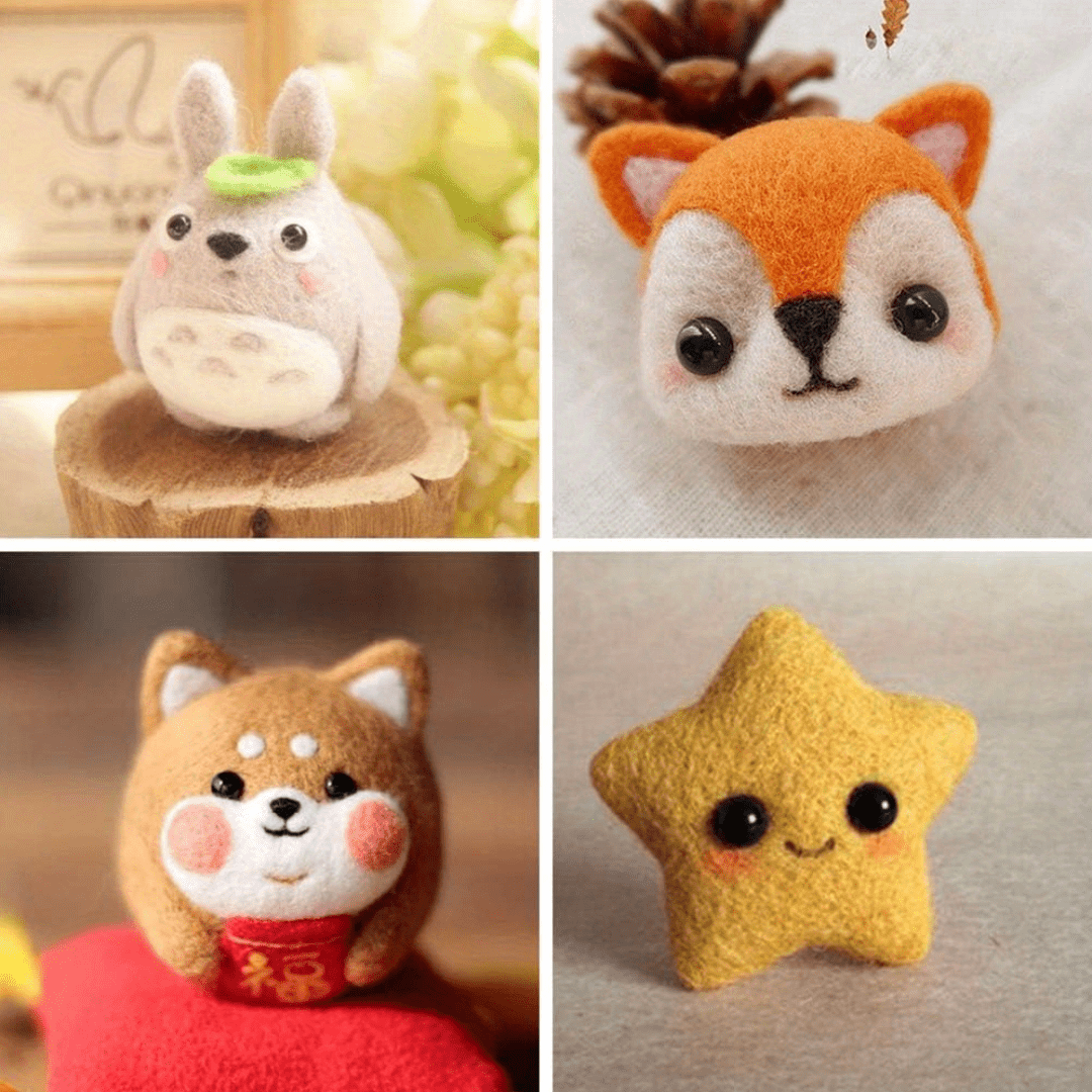 Mixed Glass Eyes Kits Assortment Needle Felting - Temu Canada