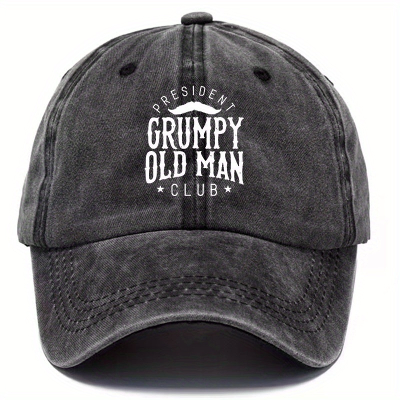 unisex washed distressed vintage letter printed baseball cap - Temu Canada