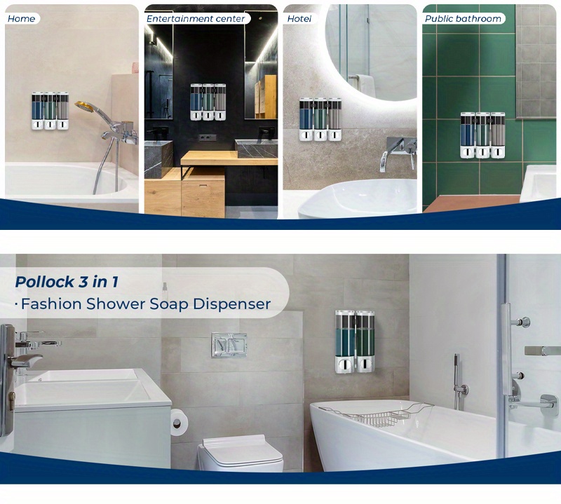 Wall mounted Soap Dispenser Manual Press Hand Sanitizer Soap - Temu Ireland