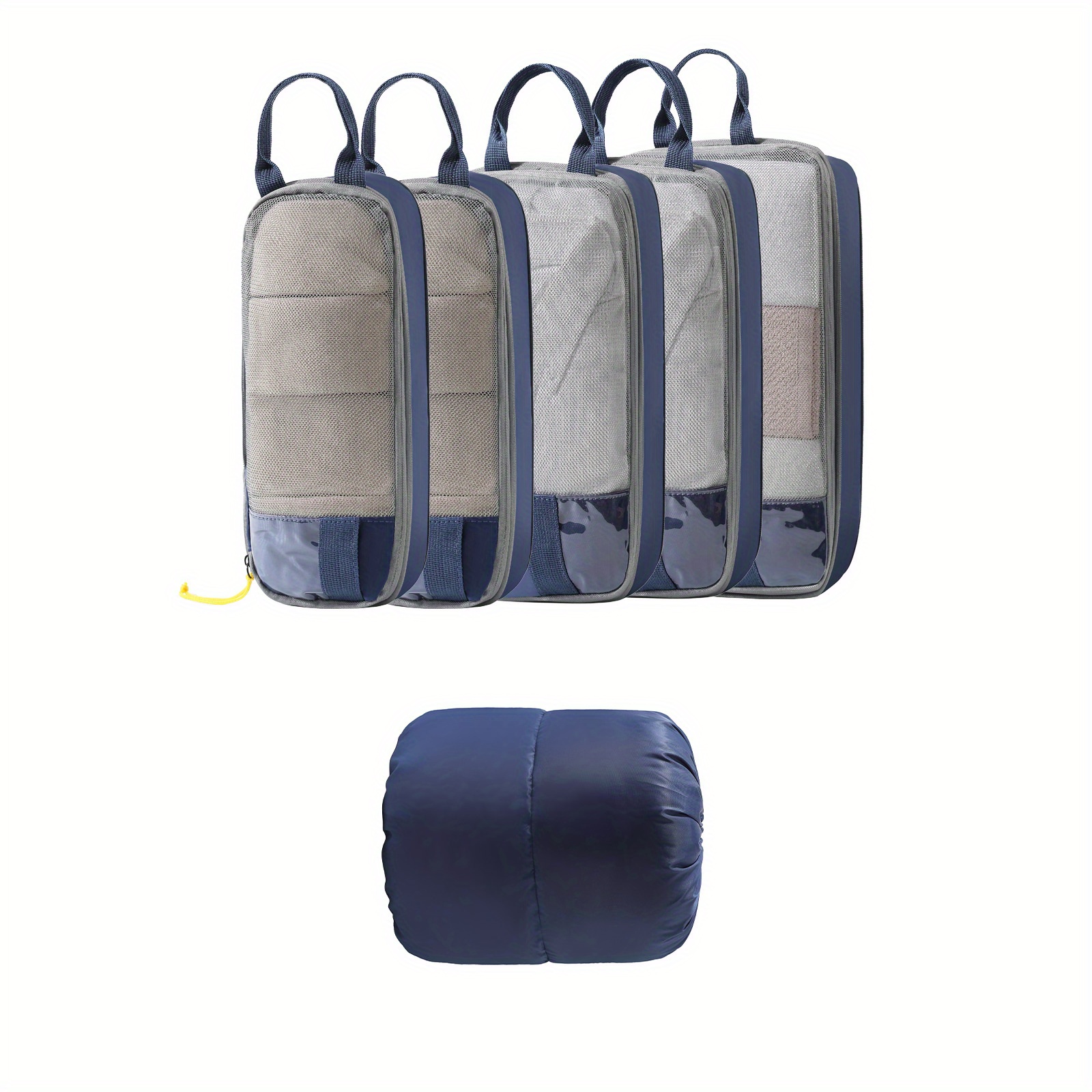 Portable Compression Clothes Packing Cubes Expandable - Temu Australia