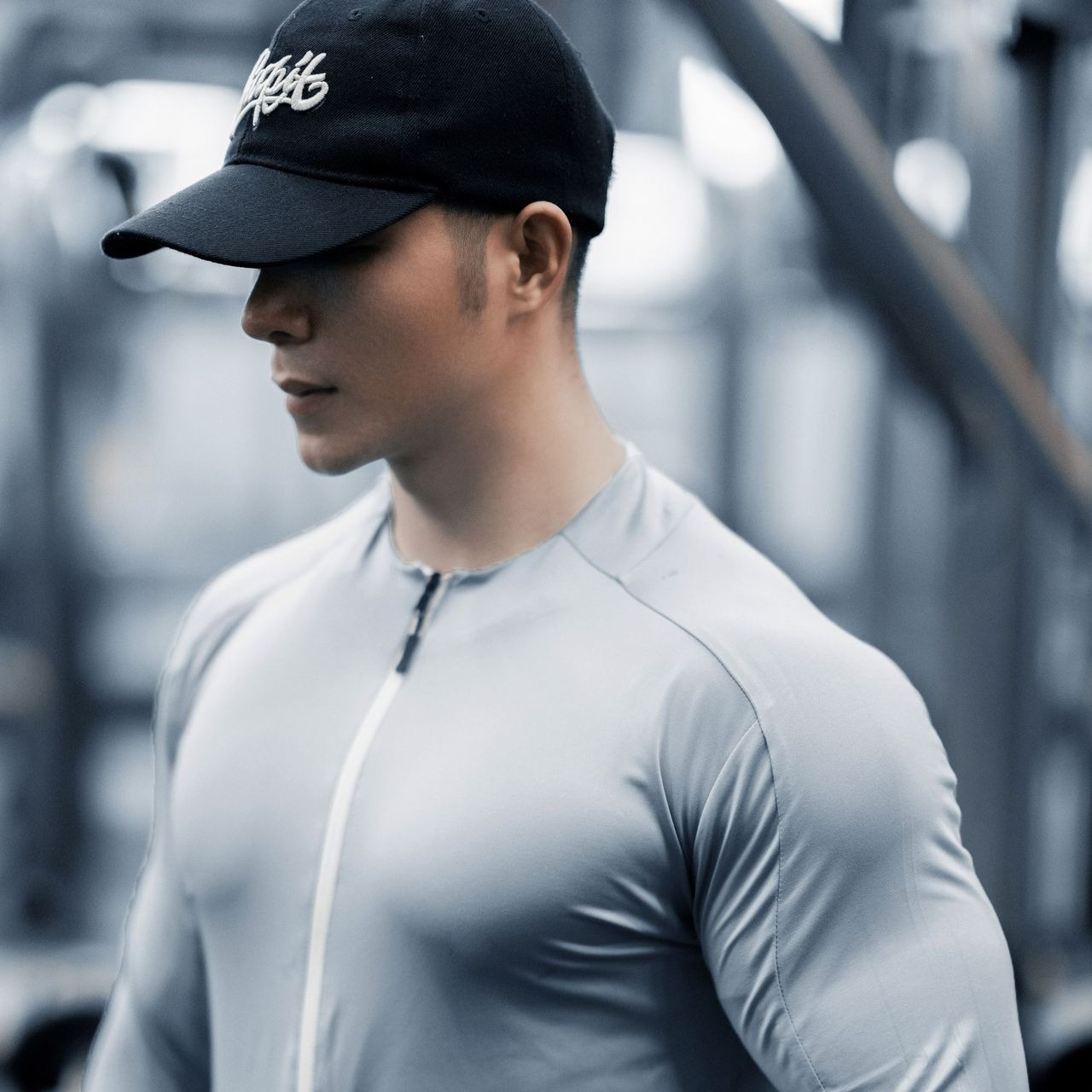 Men's Athletic Long Sleeve Zip T shirt Muscle Fit Quick dry - Temu New ...