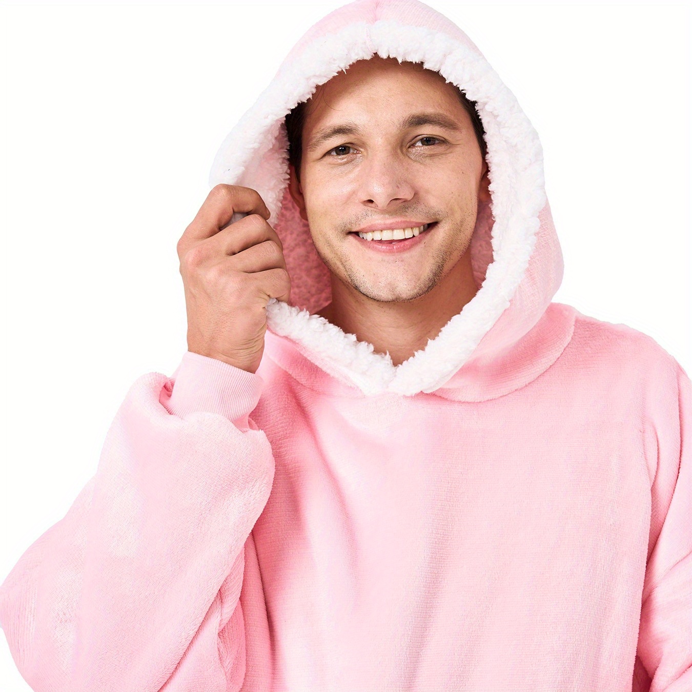 Men's Trendy Pajamas Hooded Warm Robe Pocket - Temu
