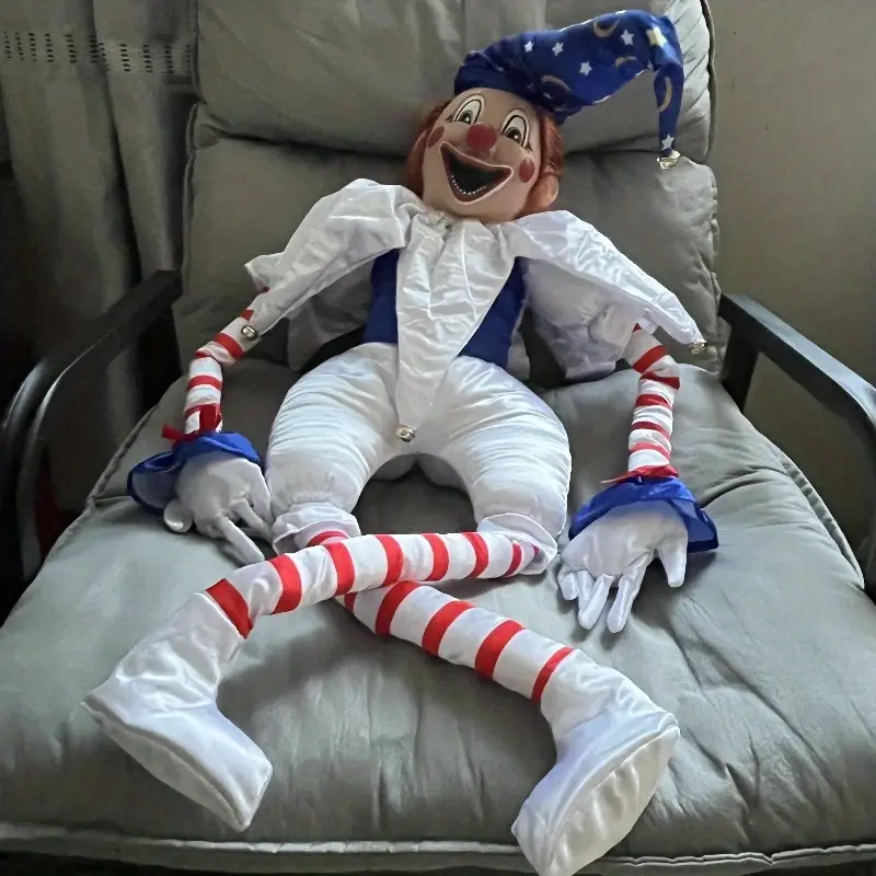 Halloween Poltergeist Clown Doll Mischievous Clown Doll Poltergeist Clown Doll Halloween
