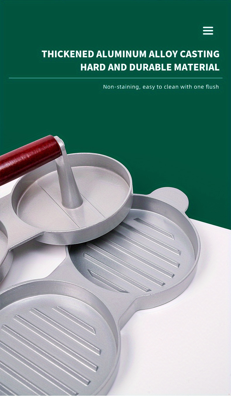 Burger Press Single Head Double Head Triple Head Hamburger - Temu