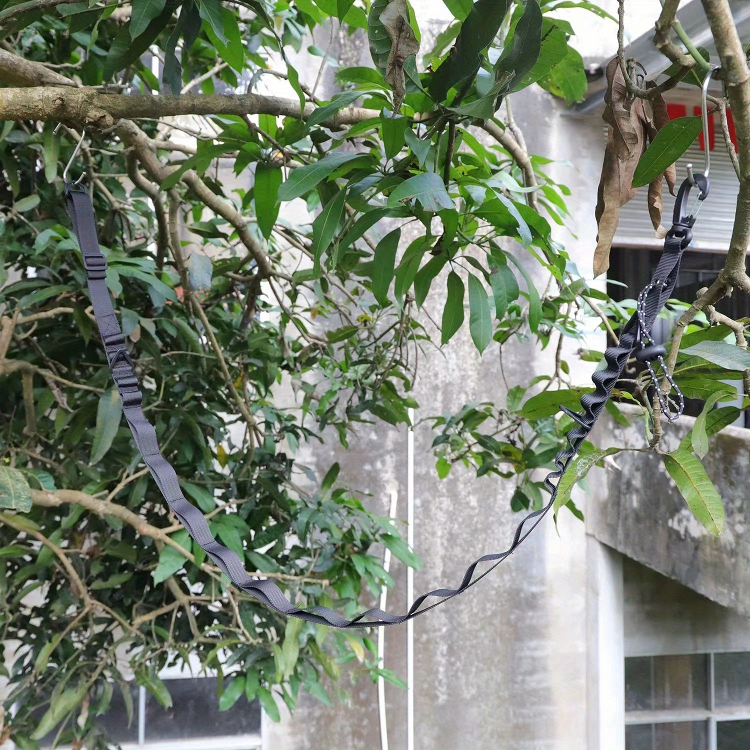 outdoor multifunctional hanging strap clothesline with 24 holes with ...