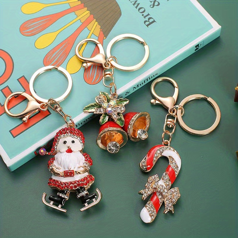 christmas series doll keychain cute shiny alloy - Temu New Zealand