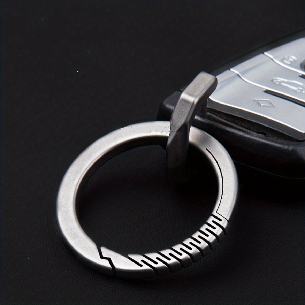 Titanium Alloy Car Keychain Keychain - Temu Australia