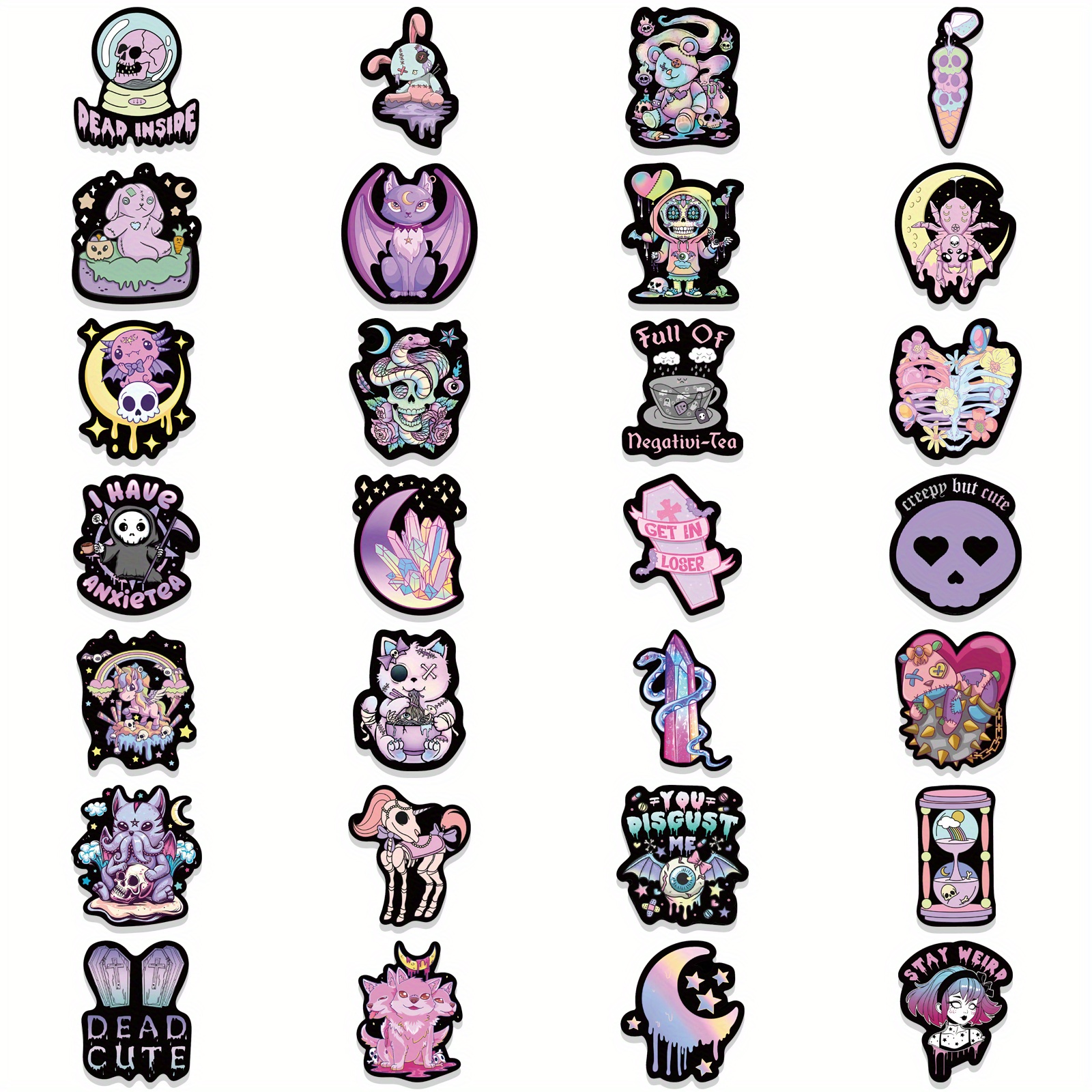 gothic stickers waterproof suitable diy perfect decorating - Temu New ...