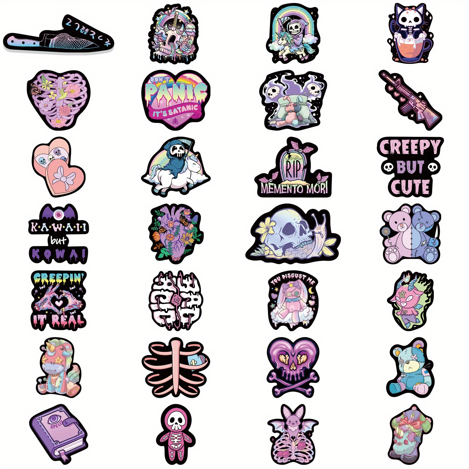 gothic stickers waterproof suitable diy perfect decorating - Temu New ...