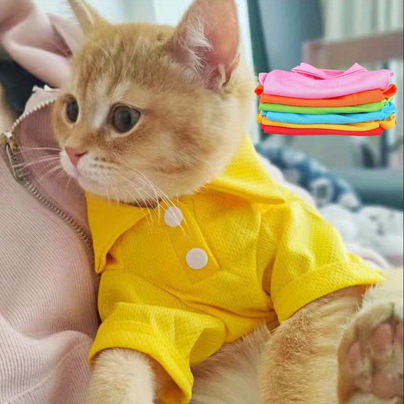 Cats Polo Shirt Suitable For Small To Medium Size Cats Available In ...