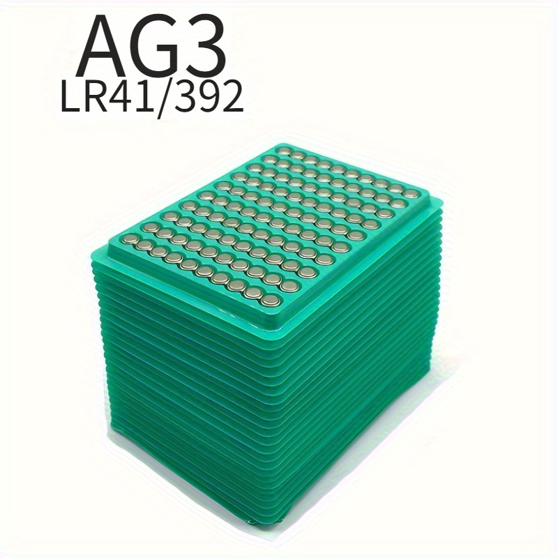 100個 高品質AG3 1.5Vアルカリボタン電池 電卓 時計 補聴器などに信頼できる電力 非充電式 長持ち 漏れ防止 - Temu Japan