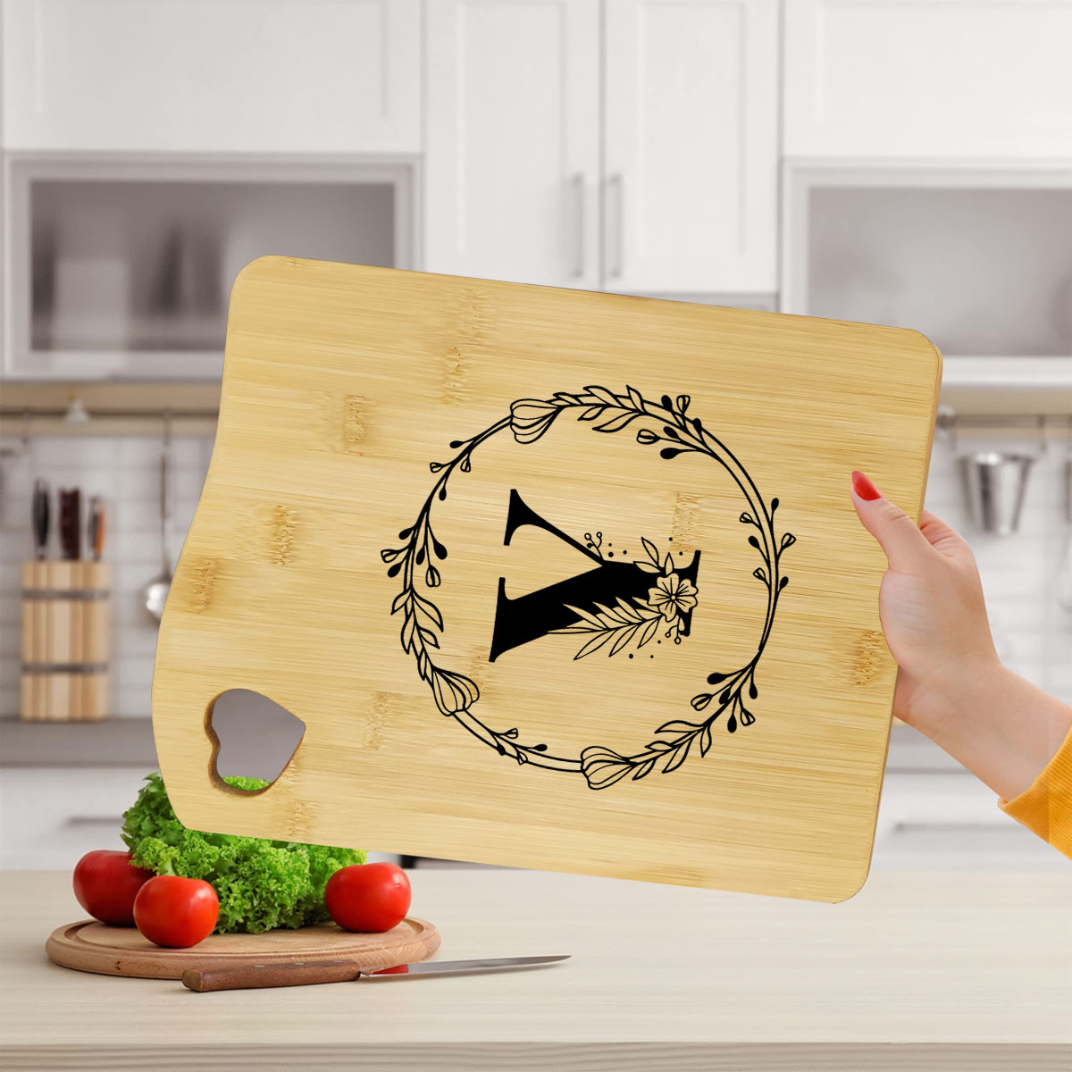 Chopping Board Monogrammed Cutting Board Wedding Gift - Temu Canada