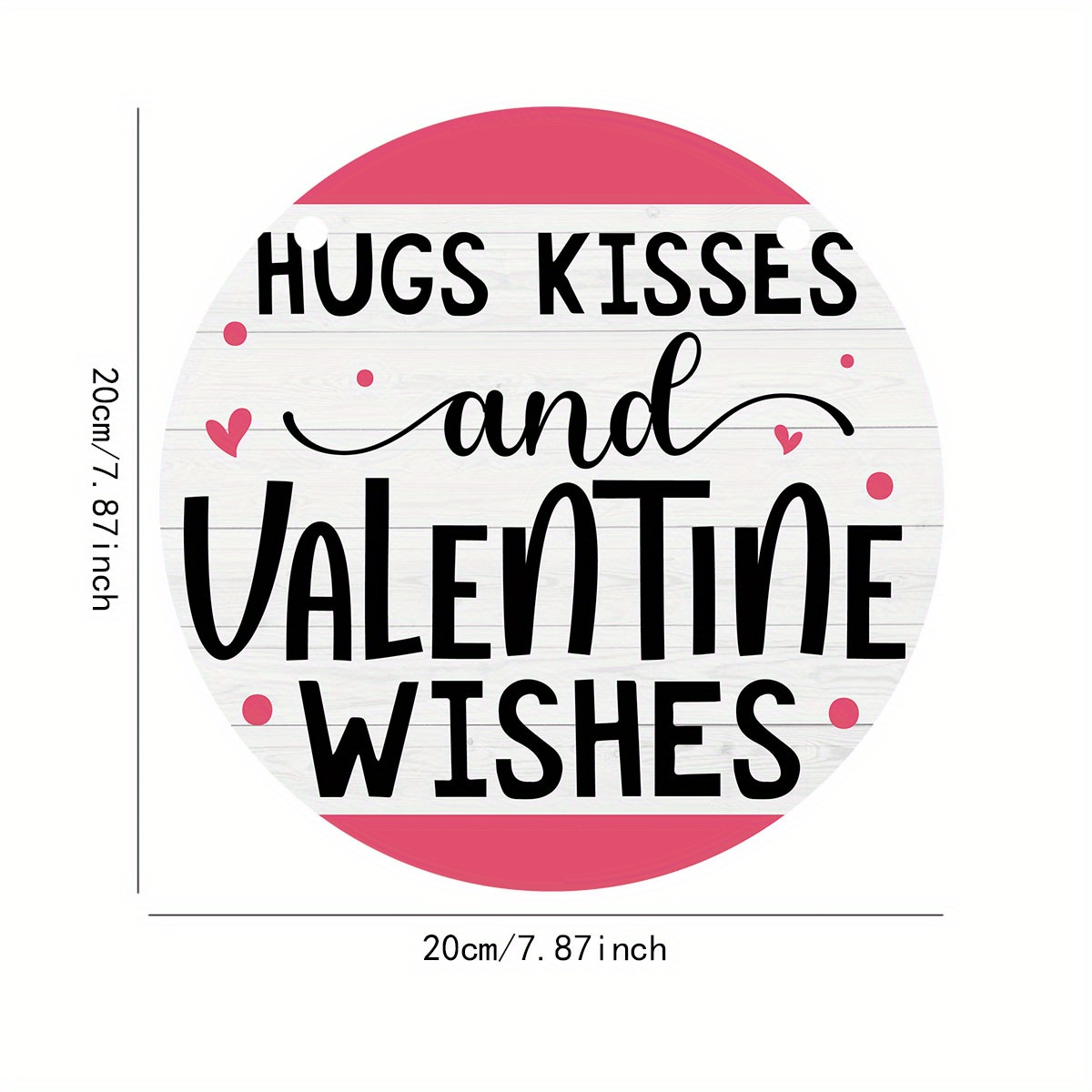 Happy Valentines Daylove Sign Round Board Sign Temu