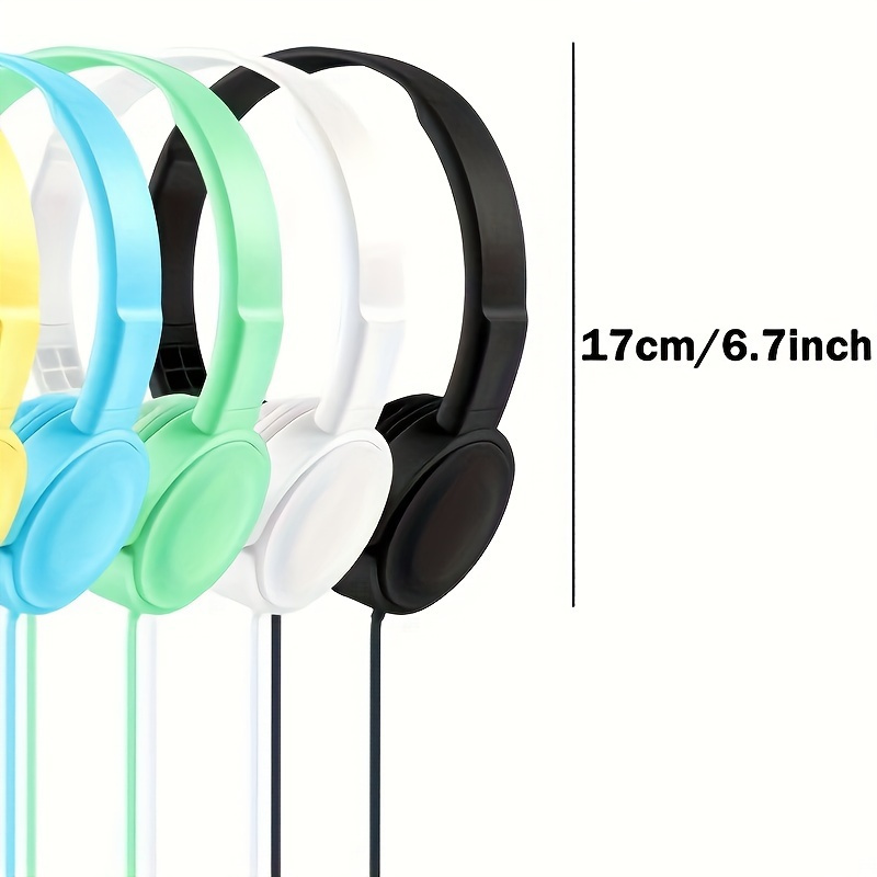 Head mounted Tape Wired Earphone Wire Control Computer - Temu