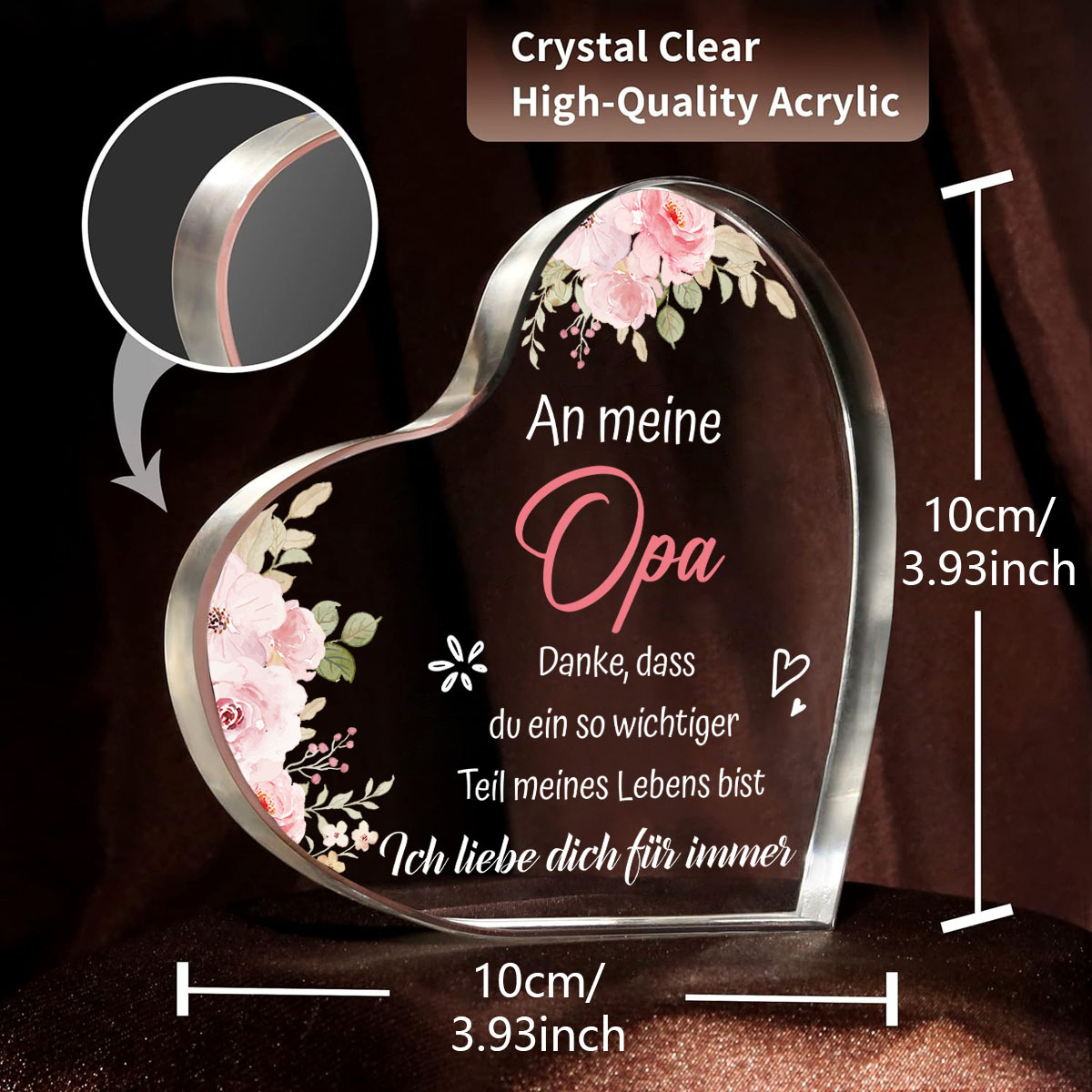 Adorn Desk Personalized Acrylic Plaque Thoughtful - Temu