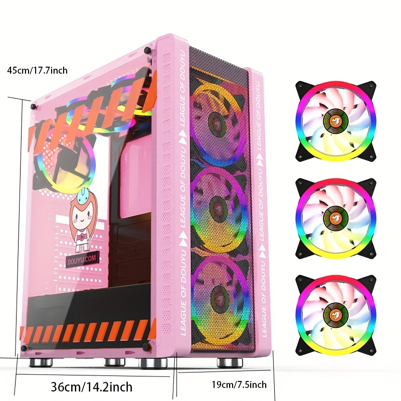 Computer Case Desktop Diy Main Case Game Case Usb3.0 Full - Temu