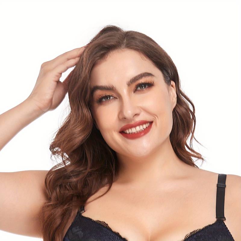 Plus Size Strip Print Contrast Lace Semi Sheer Knot Front Temu