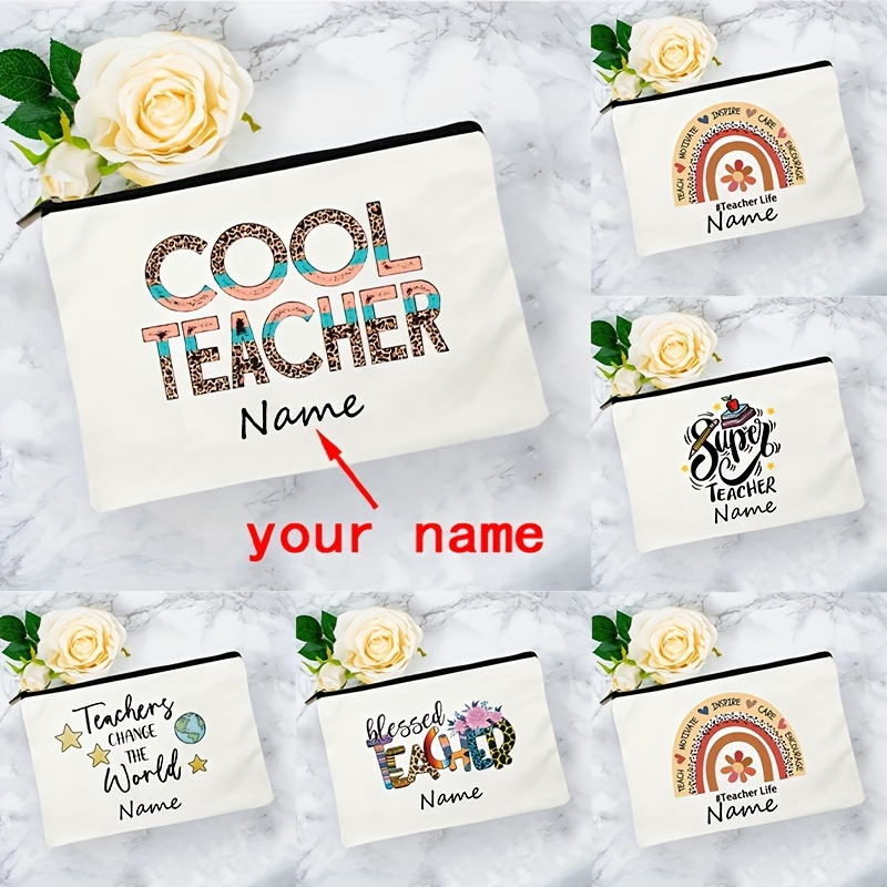 Personalized Custom Name Pencil Case Cosmetic Makeup Case - Temu Australia