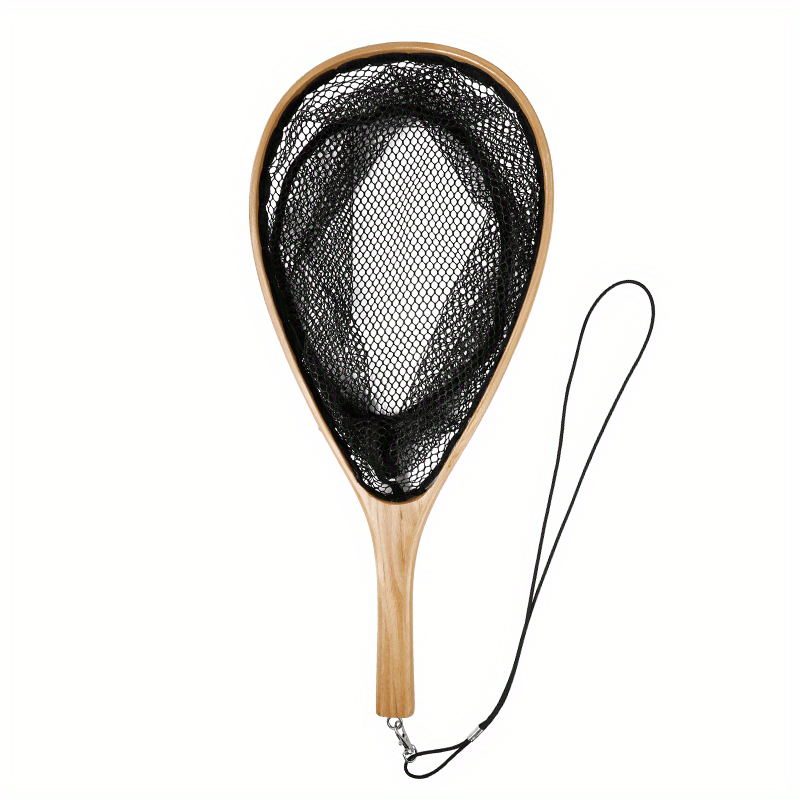 1pc 木製フィッシン ィングネット 釣り用具 20.47インチ/52cm 205g - Temu Japan